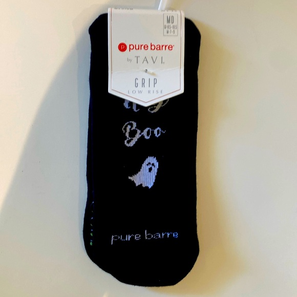 Pure Barre | Accessories | Pure Barre Womens Low Rise Grip Socks Boo | Poshmark